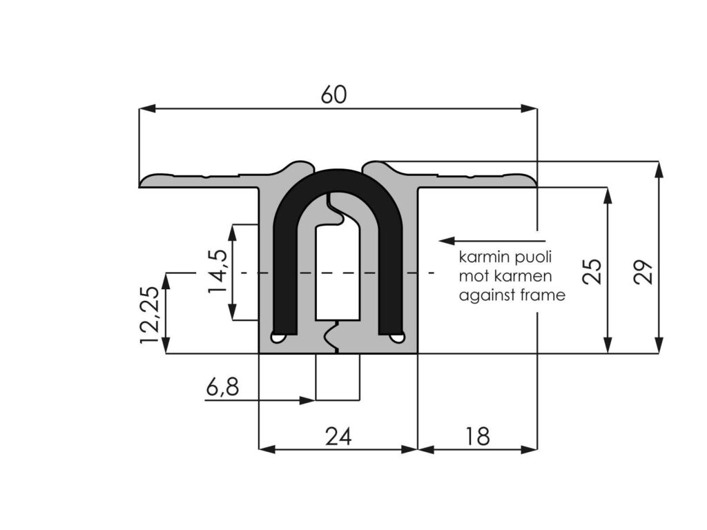 TE-160 Alumiiniumhing 2800 - TMT Widni Baltic